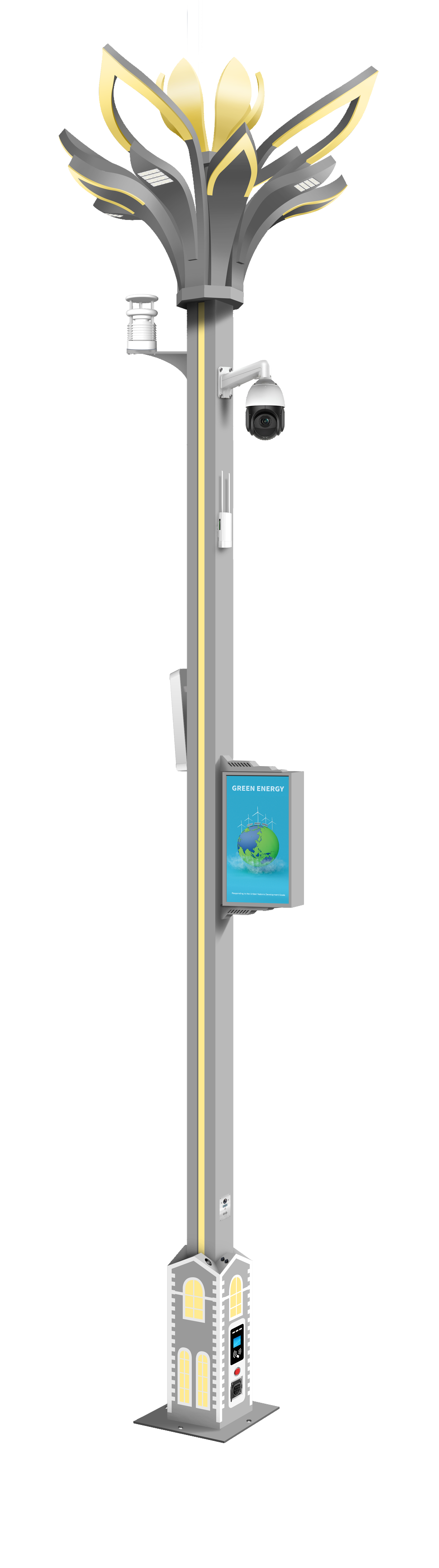 Custom Smart Light Poles Illuminate Ethiopian Churches with IoT